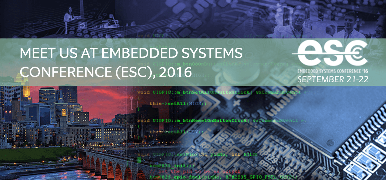 Embedded Systems Conference (ESC) 2016 - Faststream Technologies