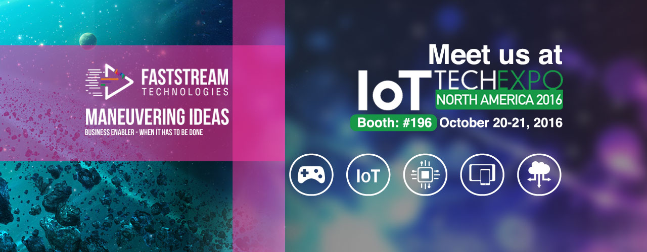 Meet Us at IoT Tech Expo - Faststream Technologies